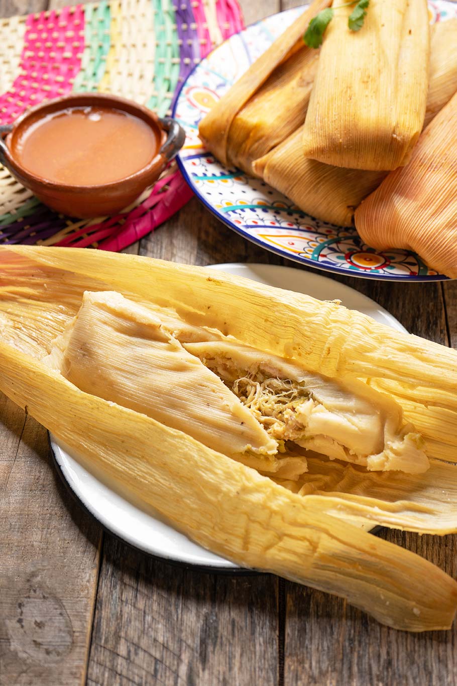 Tamales de pollo - Recetinas