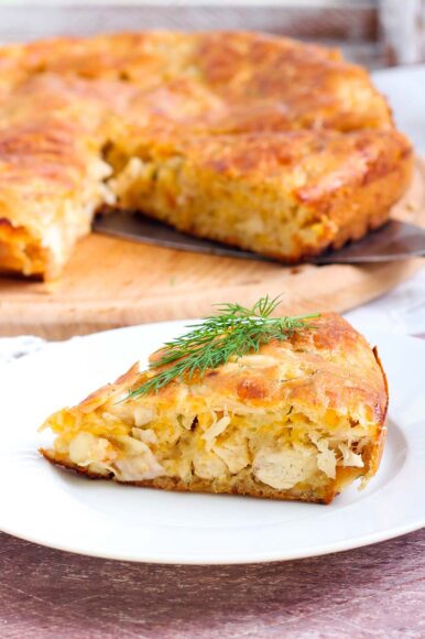 Torta de pollo - Recetinas