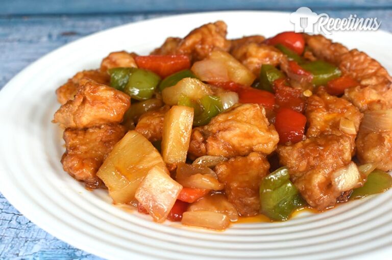 Pollo agridulce chino - Recetinas