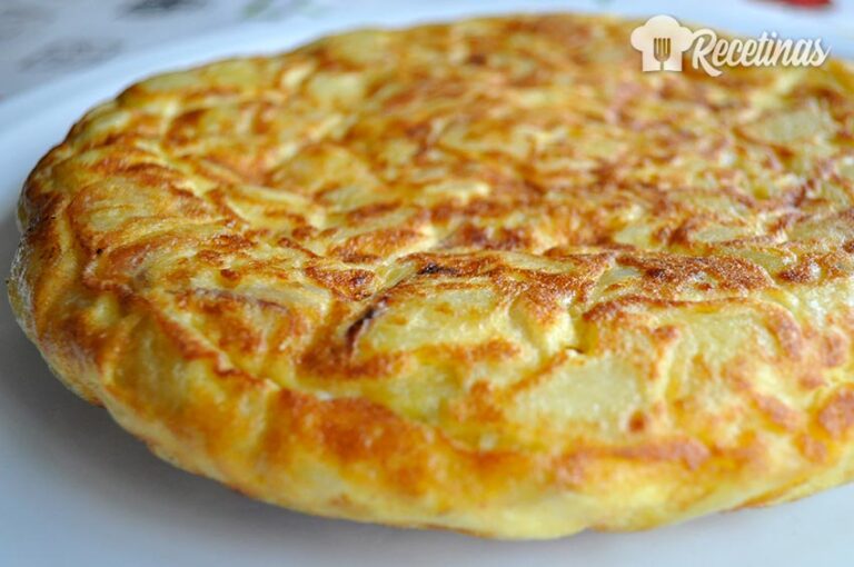 Tortilla de patatas light - Recetinas