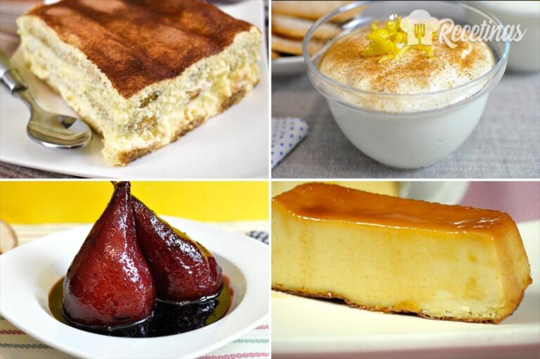 40 Recetas de postres caseros - Recetinas
