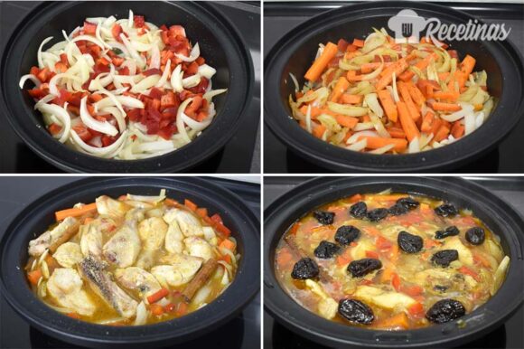 Tajine de pollo - Recetinas