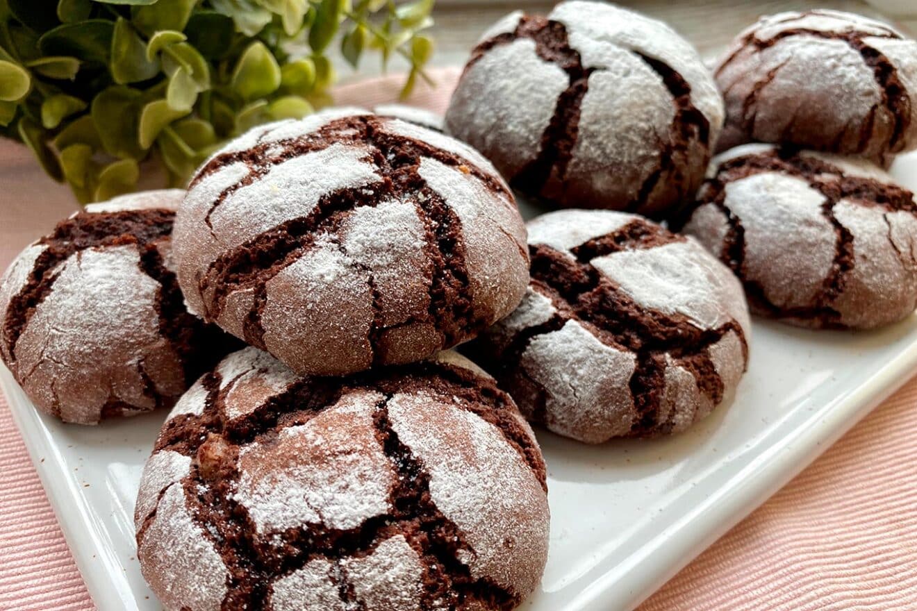 Galletas craqueladas de chocolate: la receta perfecta para los amantes ...