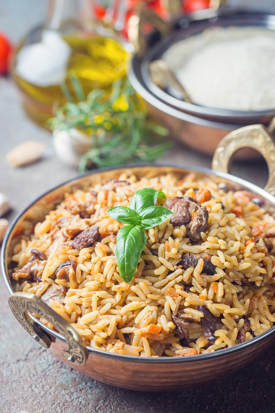 Biryani De Cordeiro Indiano