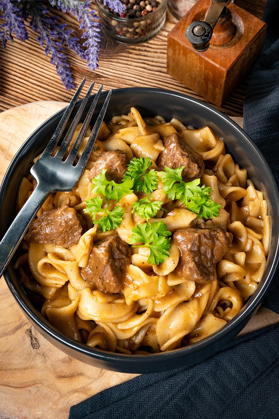 Tagliatelle con ragú, un clásico de la cocina italiana