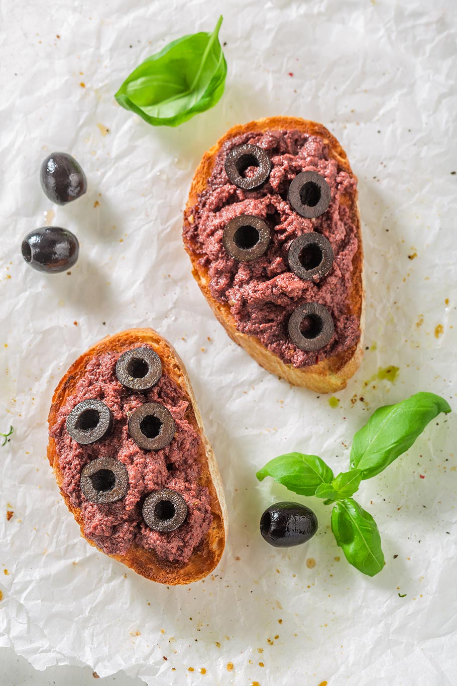 Tostadas de tapenade: rápidas y deliciosas