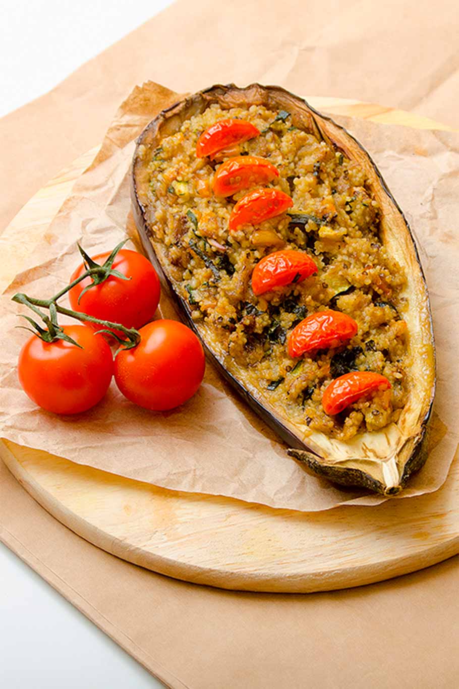 Berenjenas rellenas de cuscús: ¡Un plato vegetariano lleno de sabor y ...