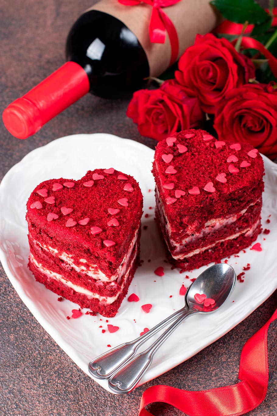 Corazones Red Velvet, receta especial para enamorados