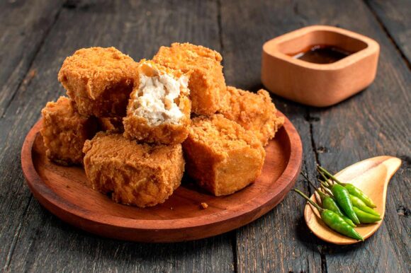 Tofu frito - Recetinas