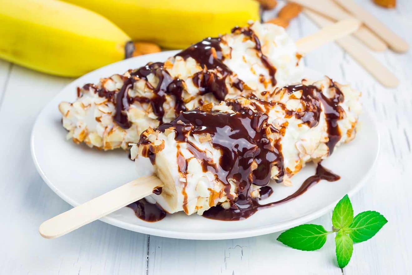 Helado de plátano y yogur - Recetinas