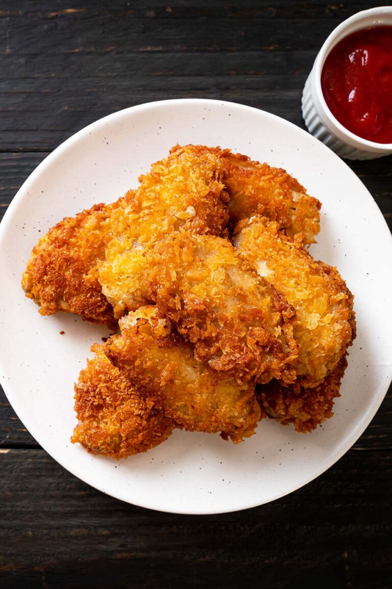 Alitas de pollo fritas - Recetinas