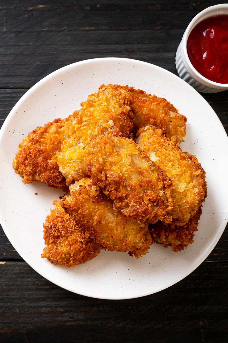 Alitas de pollo fritas - Recetinas