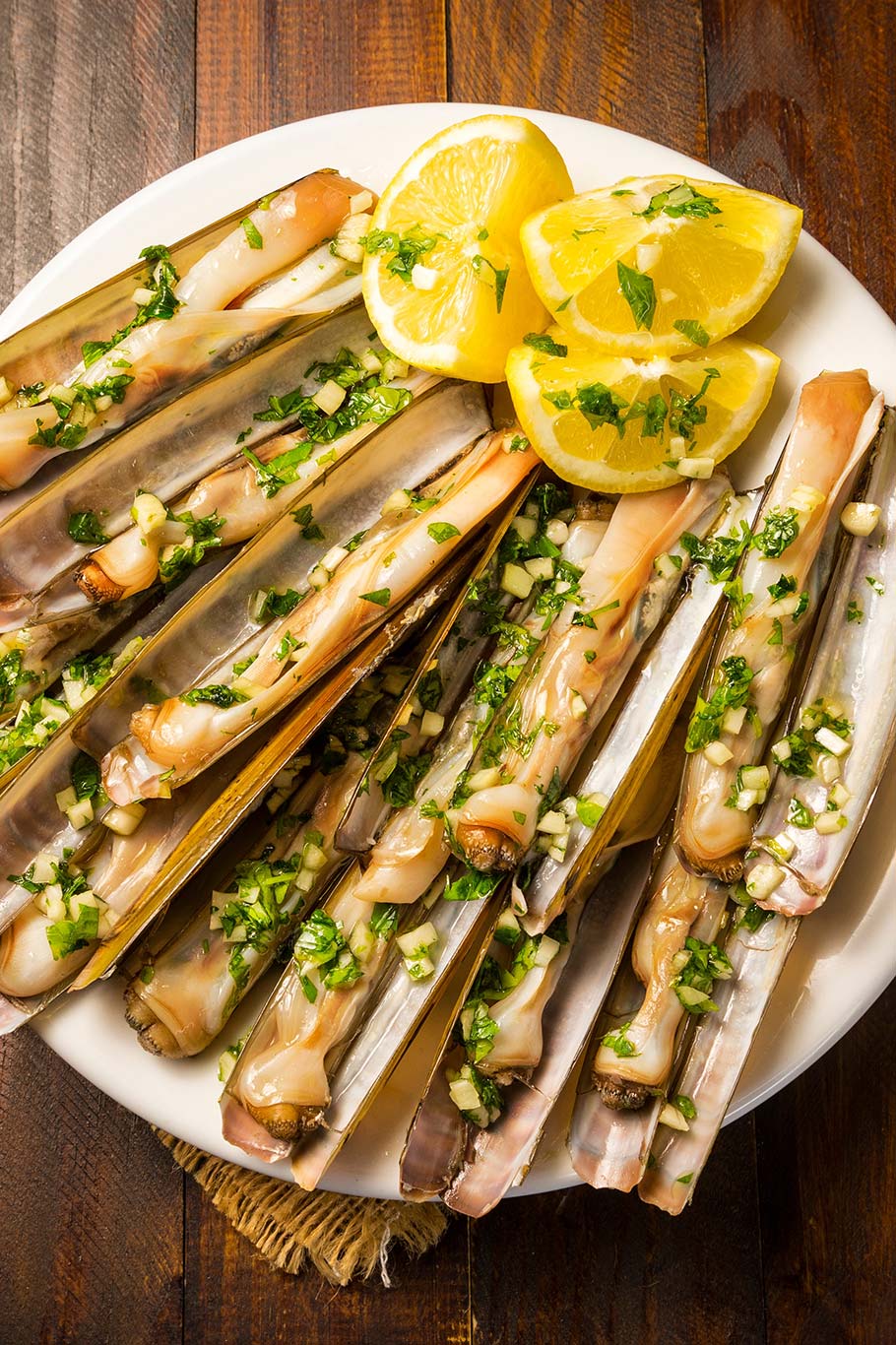 Navajas a la plancha - Recetinas