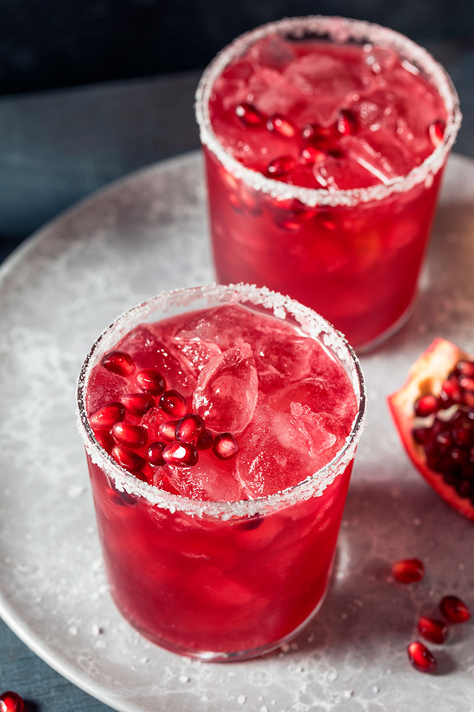 Cóctel de Margarita granada con lima y tequila - Recetinas Cóctel de Margarita granada con lima y tequila - Recetinas